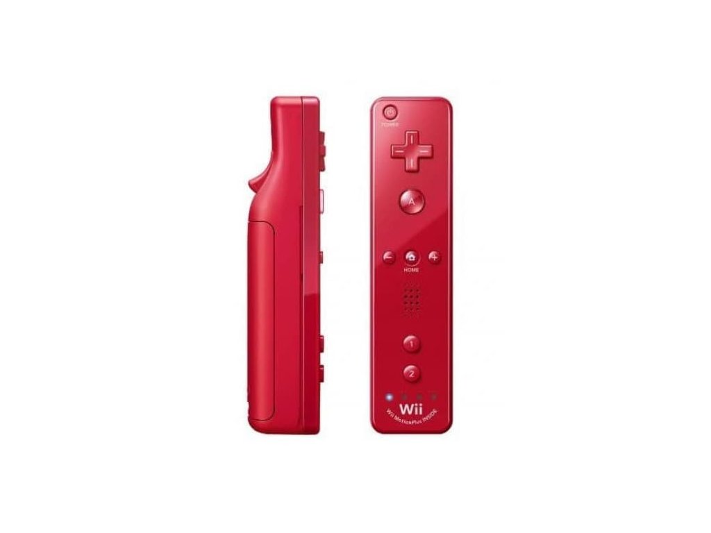 Wii/WiiU Remote Plus Controller Originál červený- za 1 189 Kč ...