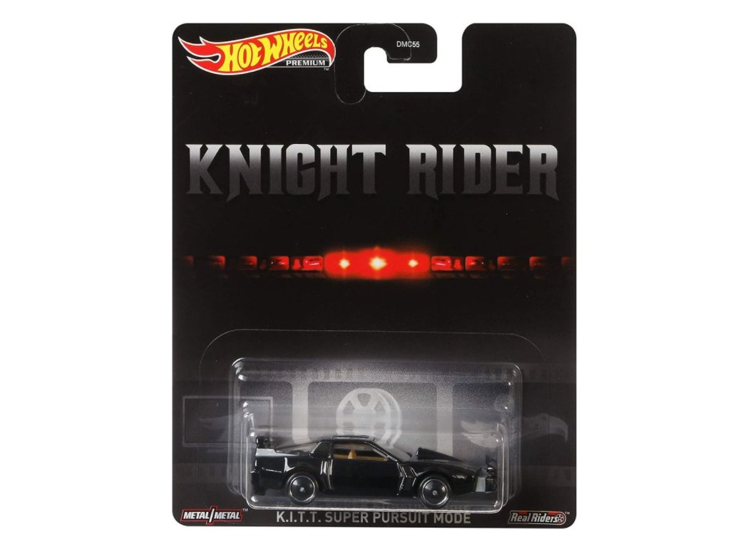 Toys Hot Wheels Premium Knight Rider K.I.T.T. Super Pursuit Mode Nové ...