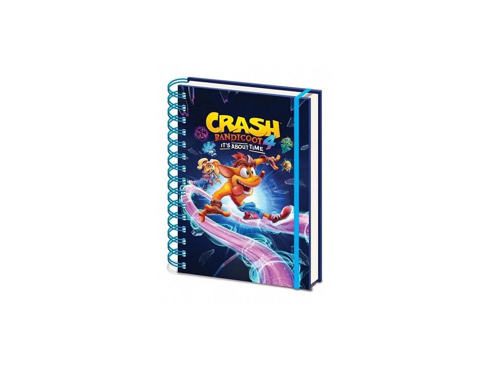 Merch Kroužkový zápisník A5 Crash Bandicoot Nové za 148 Kč | Prokonzole.cz