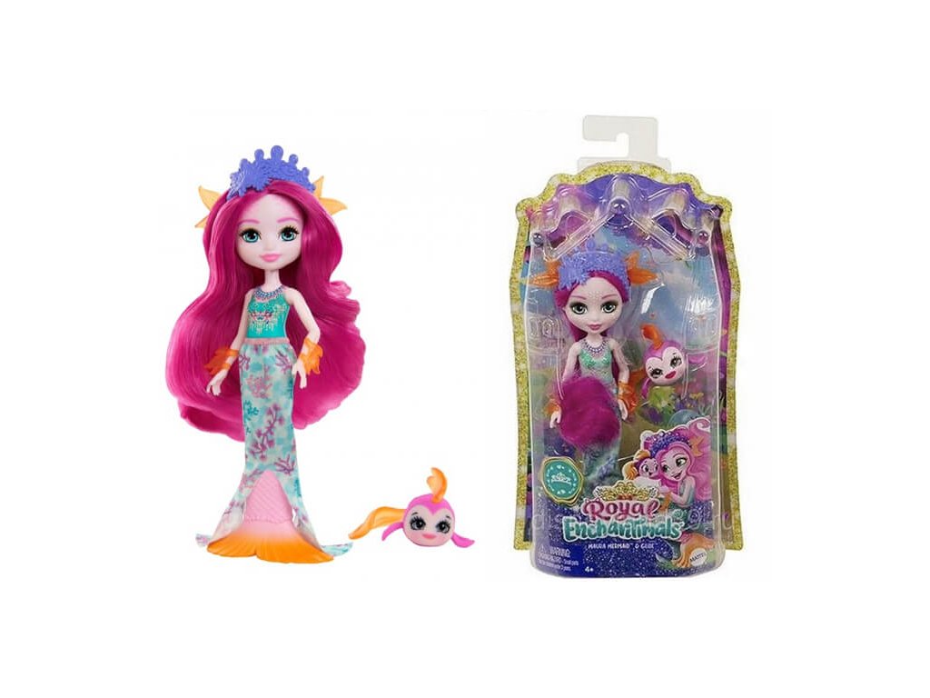 Enchantimals Royal Maura Mořská panna a Glide Nové za 388 Kč ...