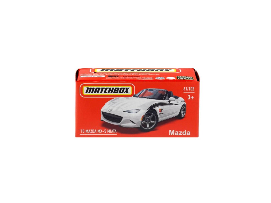 Toys Matchbox 15 Mazda MX-5 Miata Box Nové za 148 Kč | Prokonzole.cz