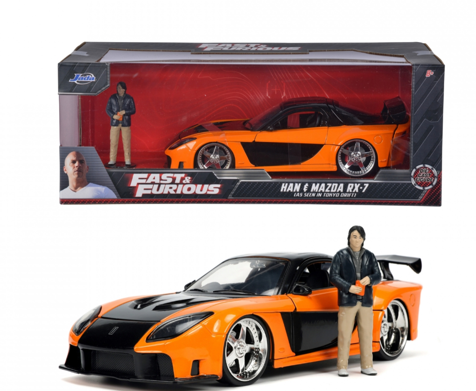 Fast and Furious Han 1997 Mazda RX-7 1:24 Nové za 882 Kč | Prokonzole.cz
