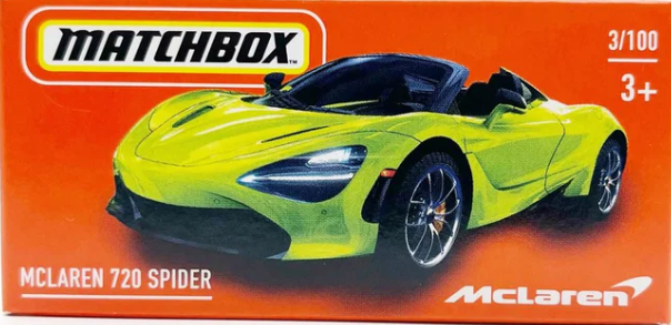 Matchbox Mclaren 720 Spider Box Nové za 128 Kč | Prokonzole.cz