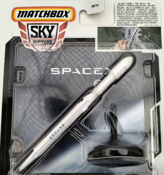 Matchbox Sky Busters Spacex Spacex Falcon Heavy Nové - Prokonzole.cz