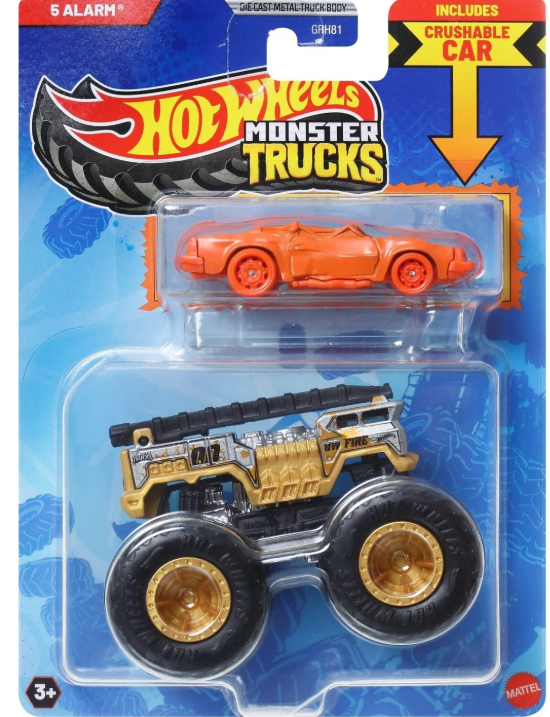 Hot Wheels Monster Trucks 5 Alarm 2 Pack Nové za 248 Kč | Prokonzole.cz