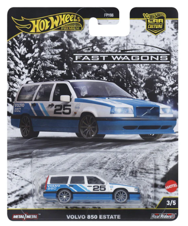 Hot Wheels Premium Car Culture Fast Wagons Volvo 850 Estate Nové za 294 ...