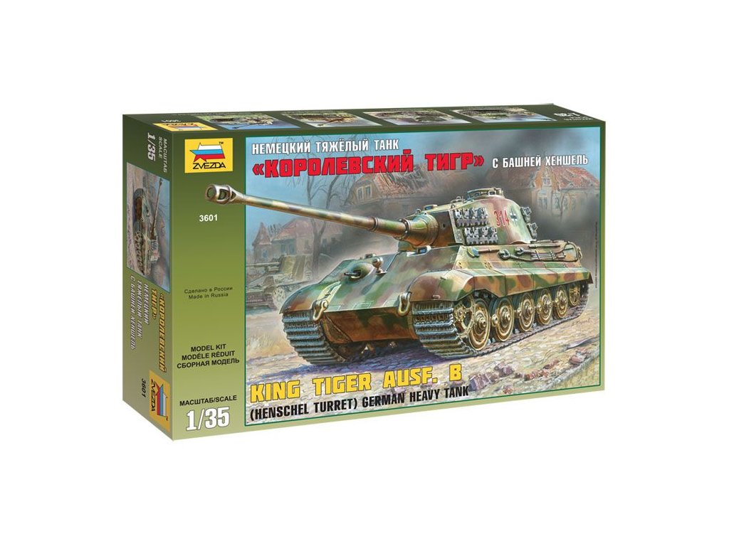 Zvezda King Tiger Ausf. B 1:35 - Prospektor Shop