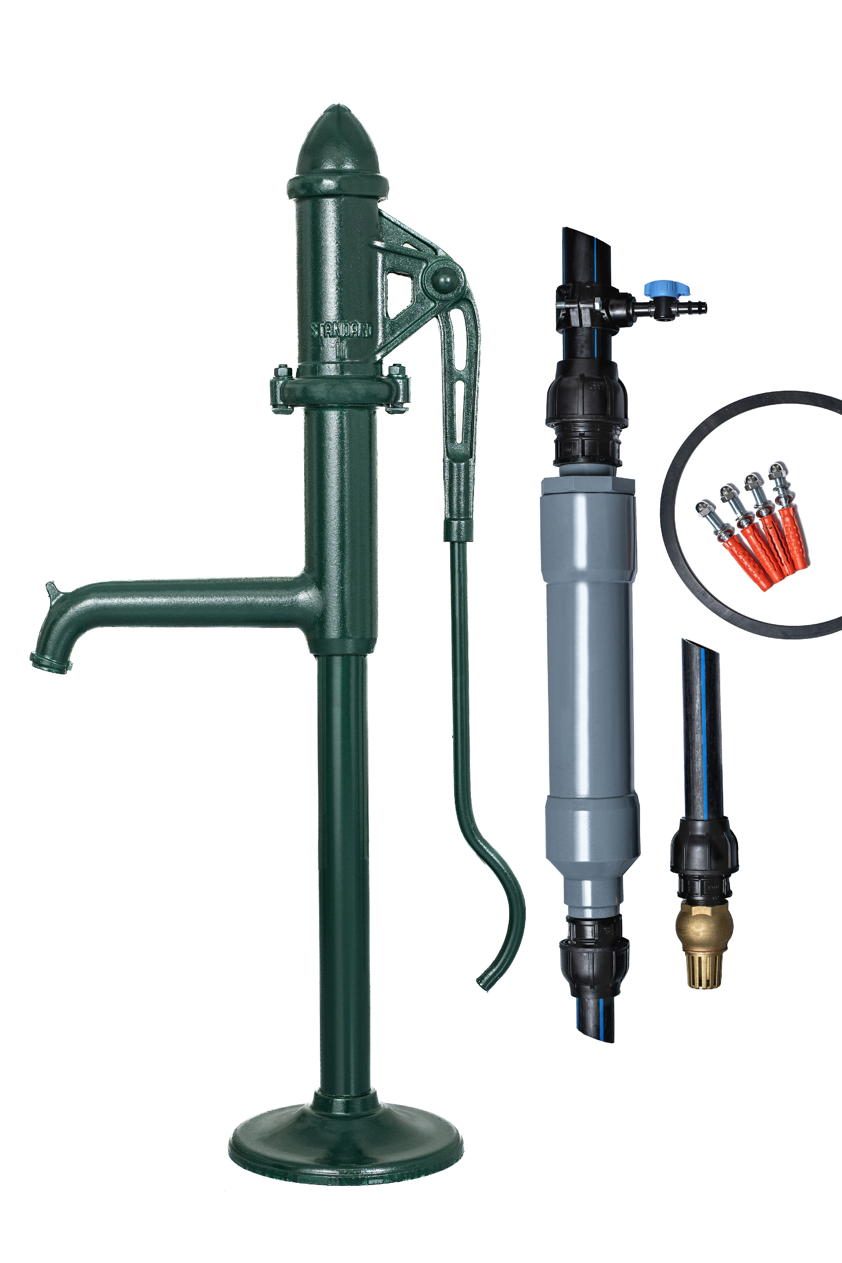 Ruční pumpa Standard II, KOMPLET S MONTÁŽÍ - proStudnu.cz