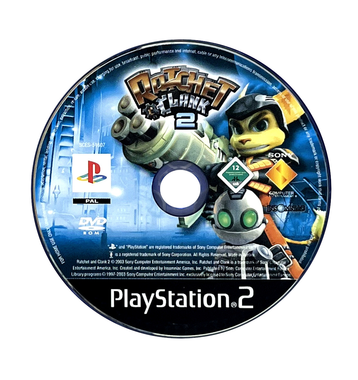 PS2 - Ratchet & Clank 2 Locked and Loaded, pouze disk - PSko.cz