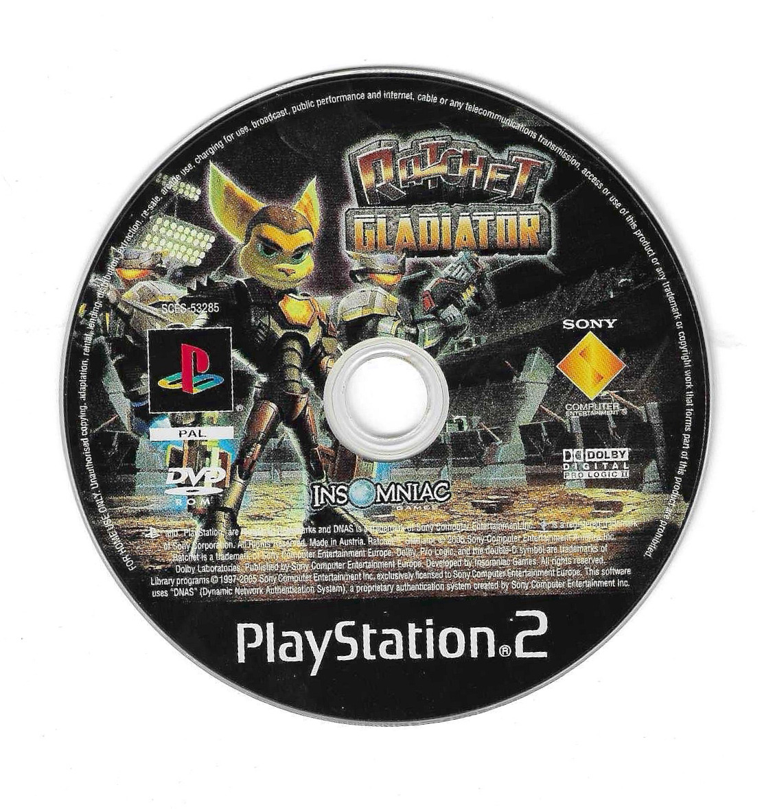 PS2 - Ratchet Gladiator, pouze disk - PSko.cz