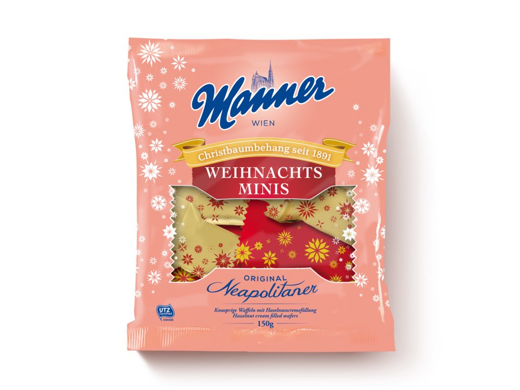 Manner vánoční mini oplátky - PURO shop