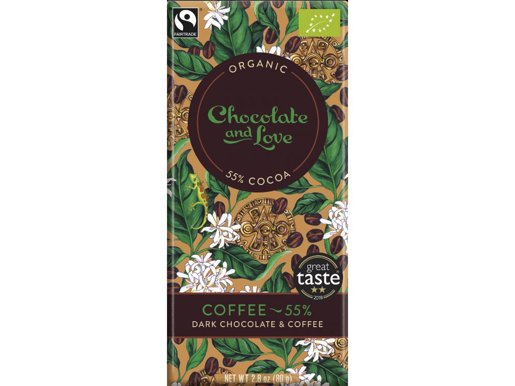 Hořká čokoláda s kávou, Bio - PURO shop