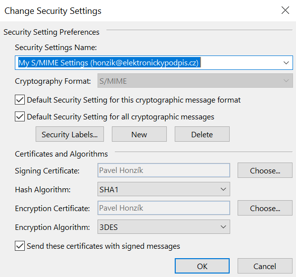 How to digitally sign or encrypt emails in MS Outlook?