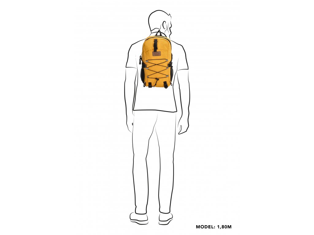 Beagles Originals malý outdoorový batoh 12L - okrový - rajtricek.cz