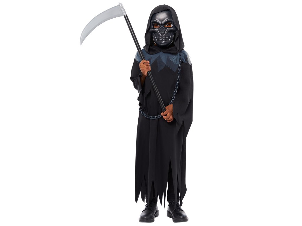Amscan dětský halloweenský kostým Grim Reaper - smrtka - rajtricek.cz