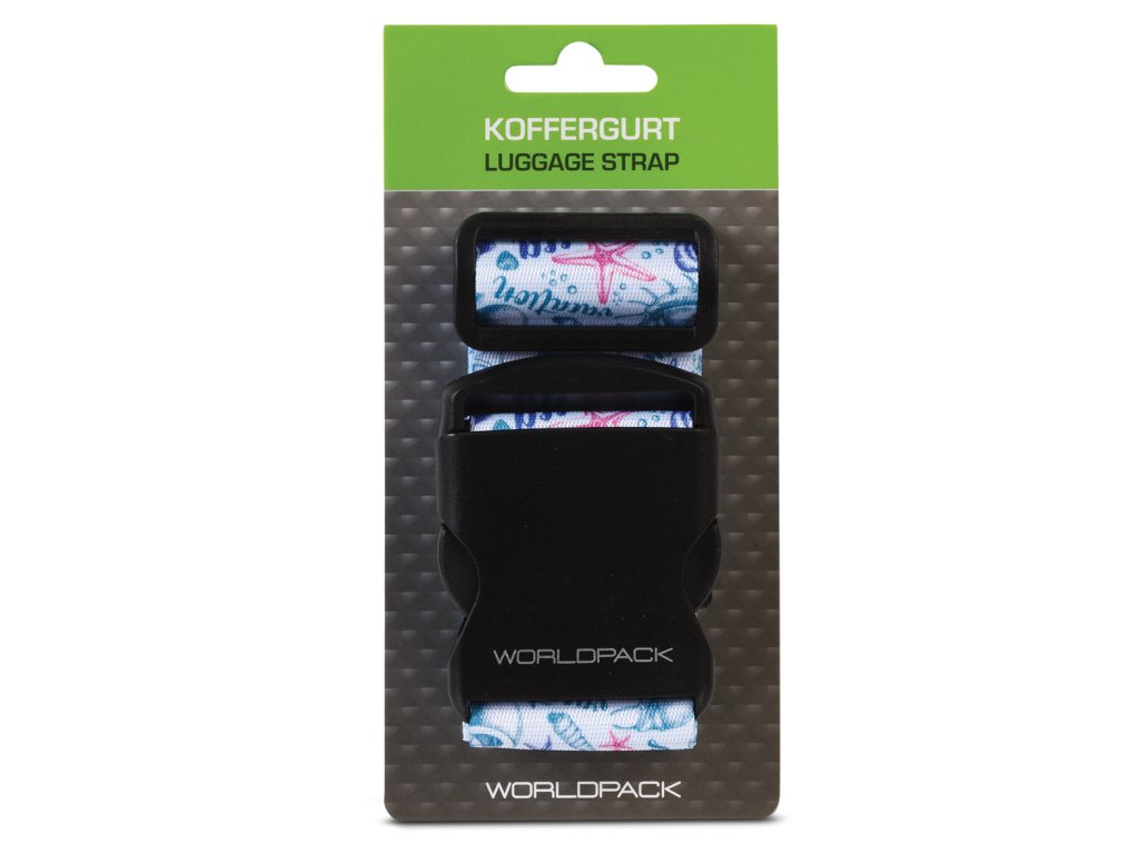 WORLDPACK travel zajišťovací popruh na zavazadlo - Vacation - rajtricek.cz