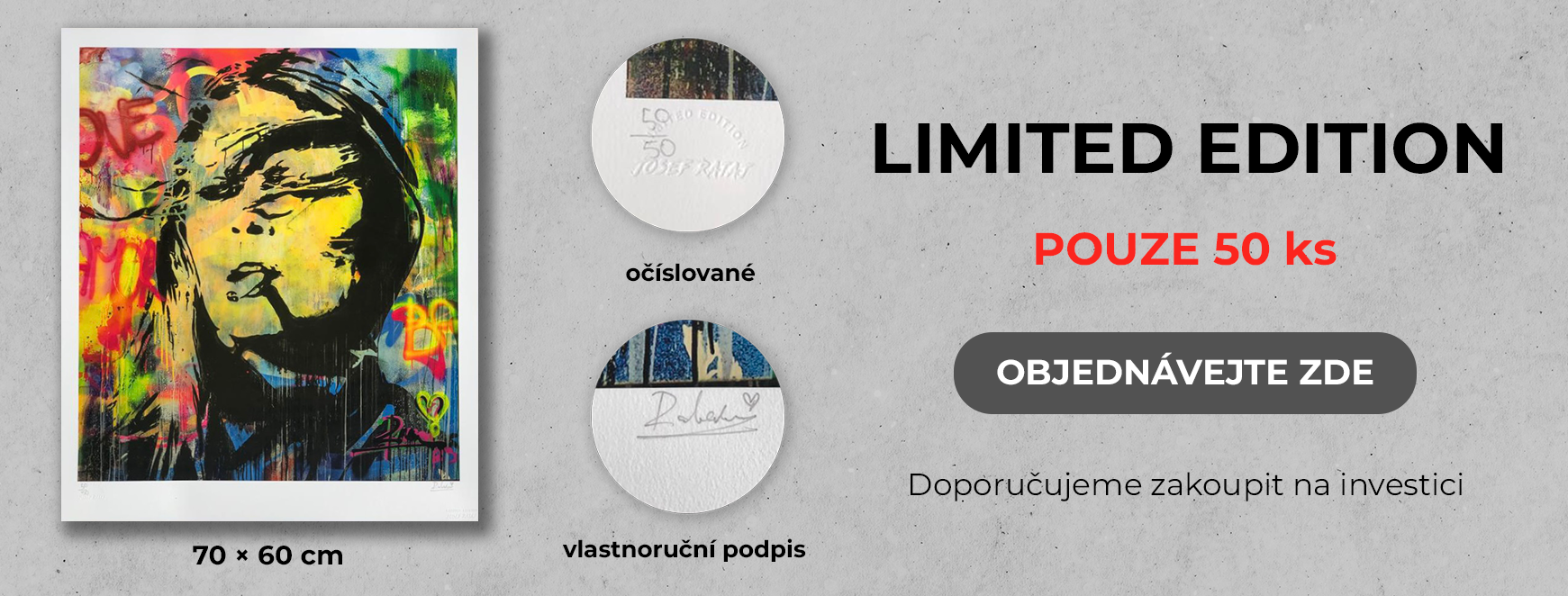 Josef Rataj – Pop Art showroom – Be part of the art