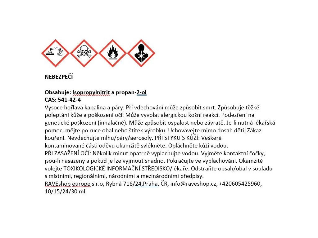 RAVE POPPERS | 10 ml - RAVEshop.de