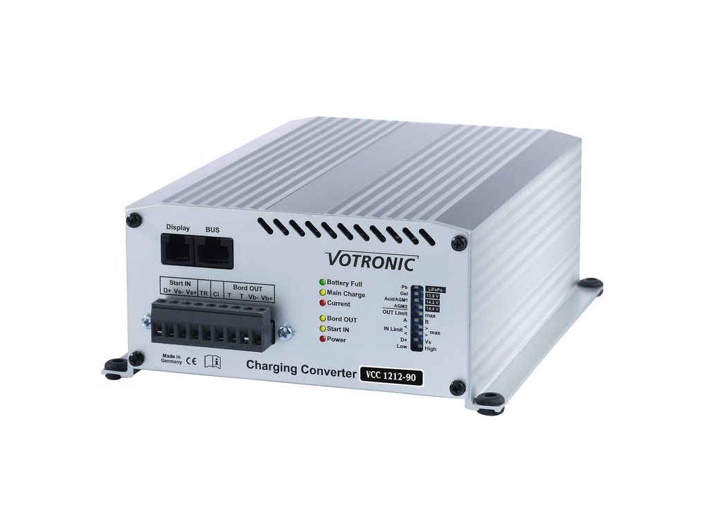 Nabíjecí měnič 12V/90A 12V nabíječka a posilovač v kombinaci, VCC 1212-90 - Reslshop.cz