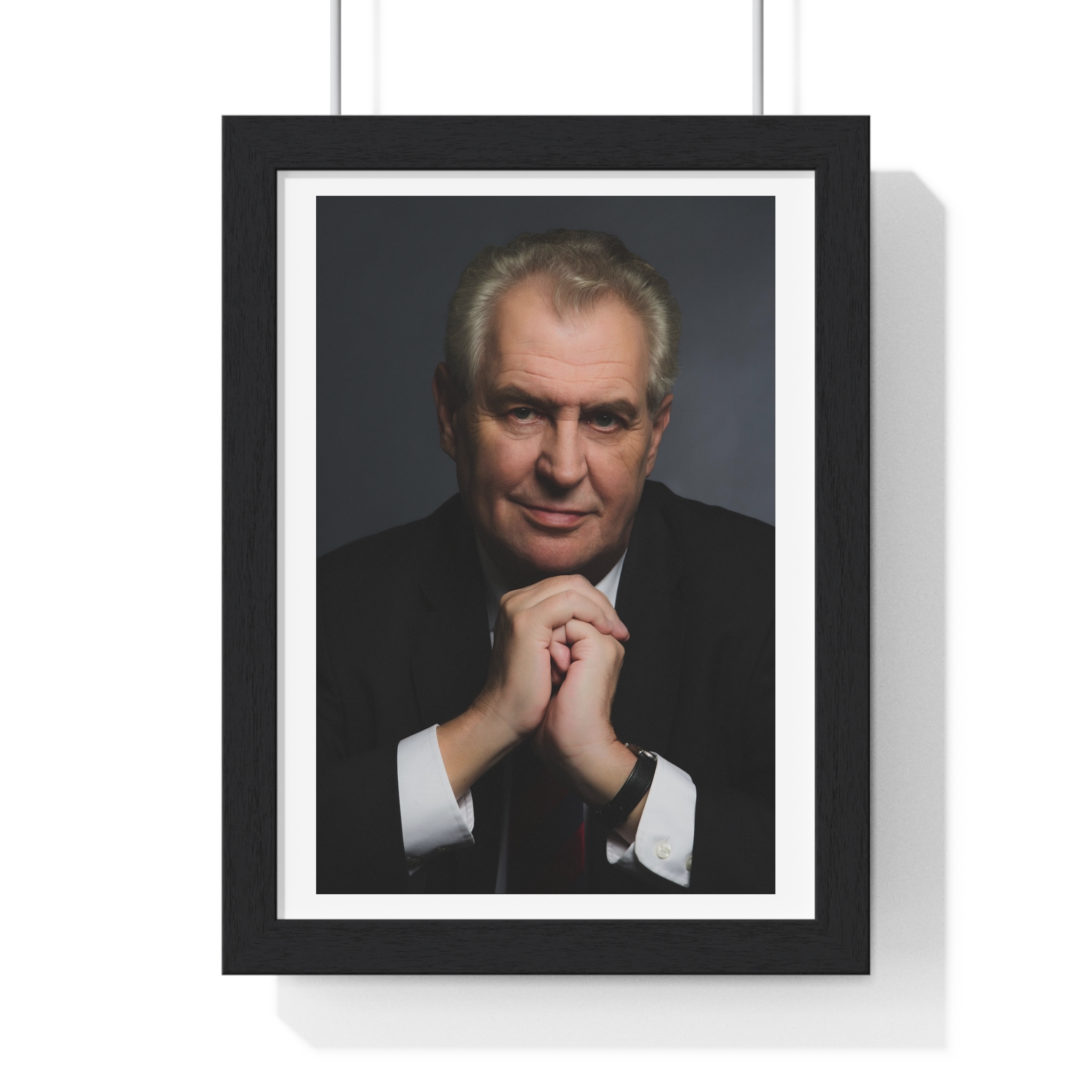 Obraz prezidenta Miloše Zemana - retro dárek - retro-darky.cz