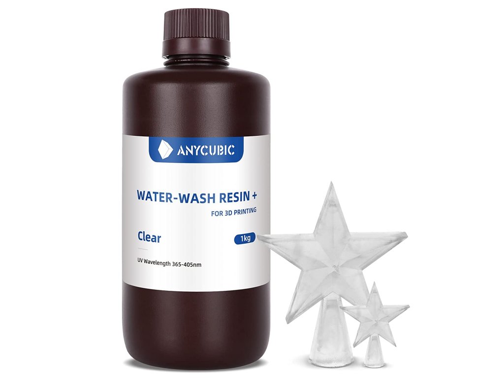 Anycubic Water-Wash Resin – Clear - RICHVALSKY MANUFACTURING