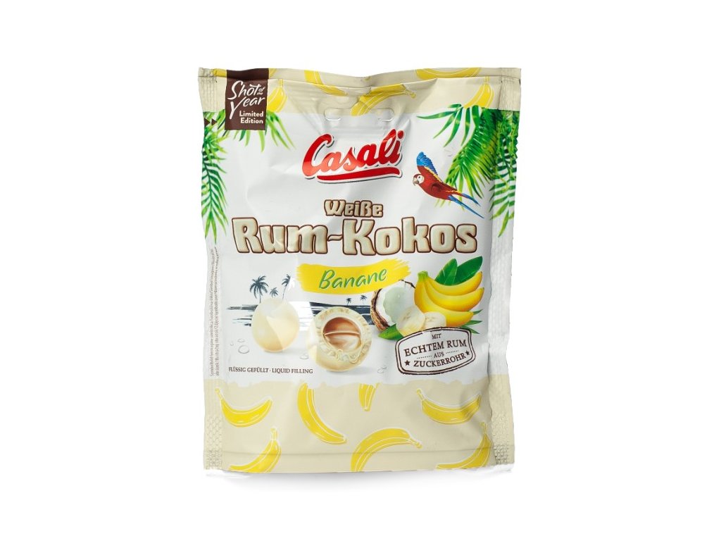 Casali Kuličky z bílé čokolády Rum-Kokos Banán 175g | Risesnu.cz