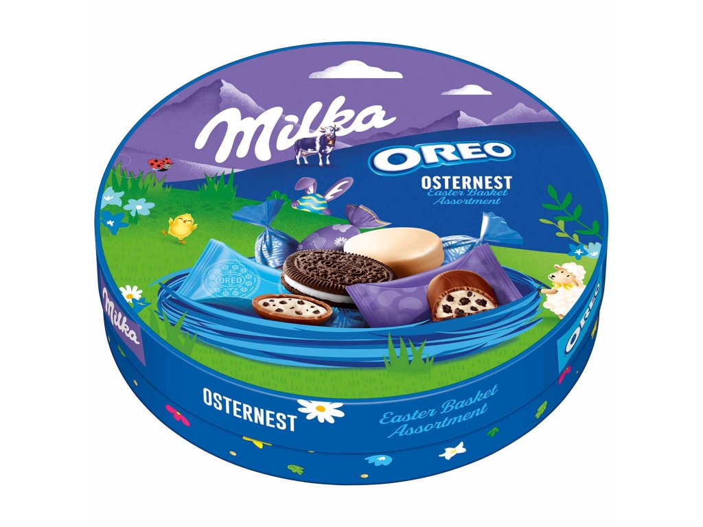 Milka a Oreo Velikonoční talíř 198g | Risesnu.cz