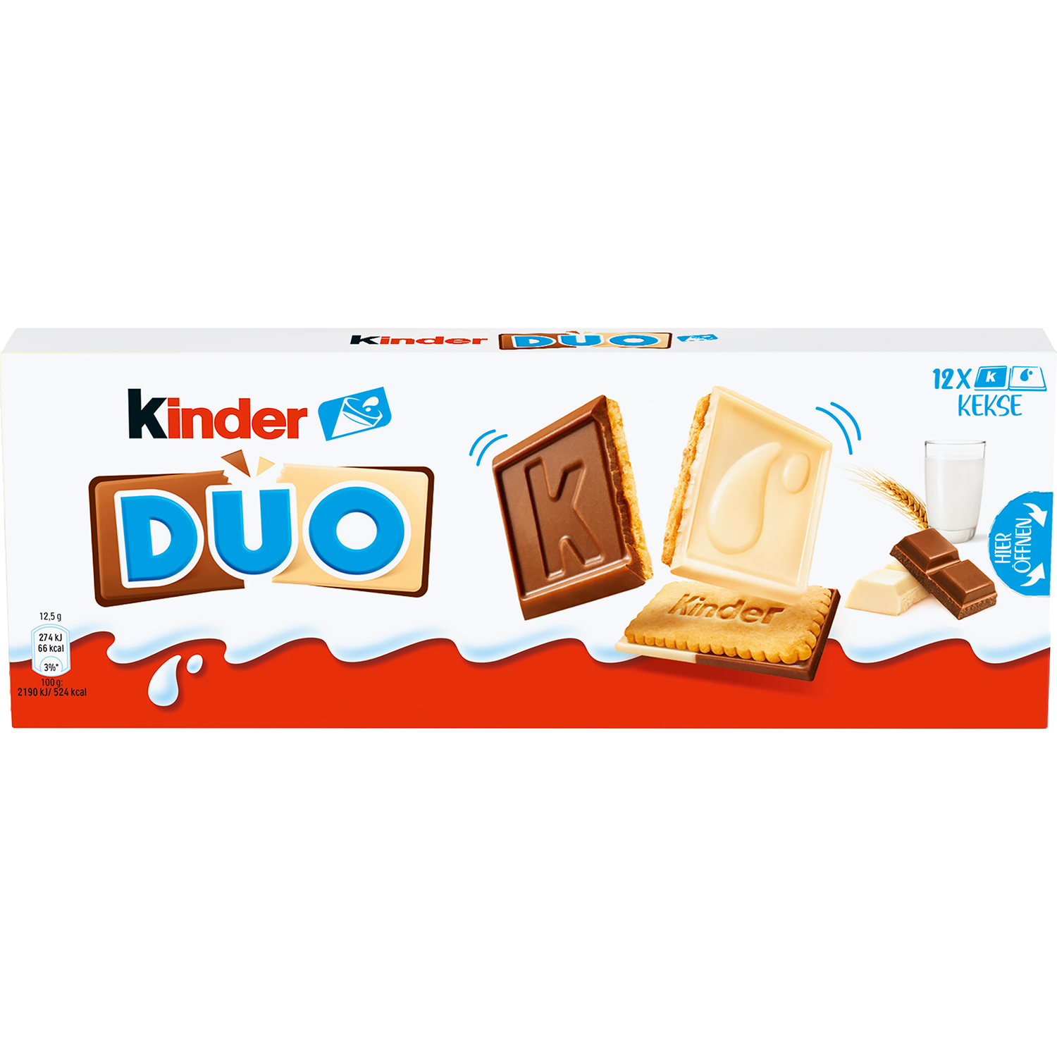 Ferrero Kinder Duo Biscuits 12 ks, 150 g | Risesnu.cz