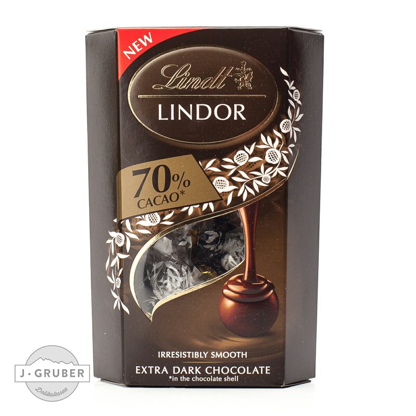 Lindt Lindor pralinky hořká čokoláda 70% 200g | Risesnu.cz