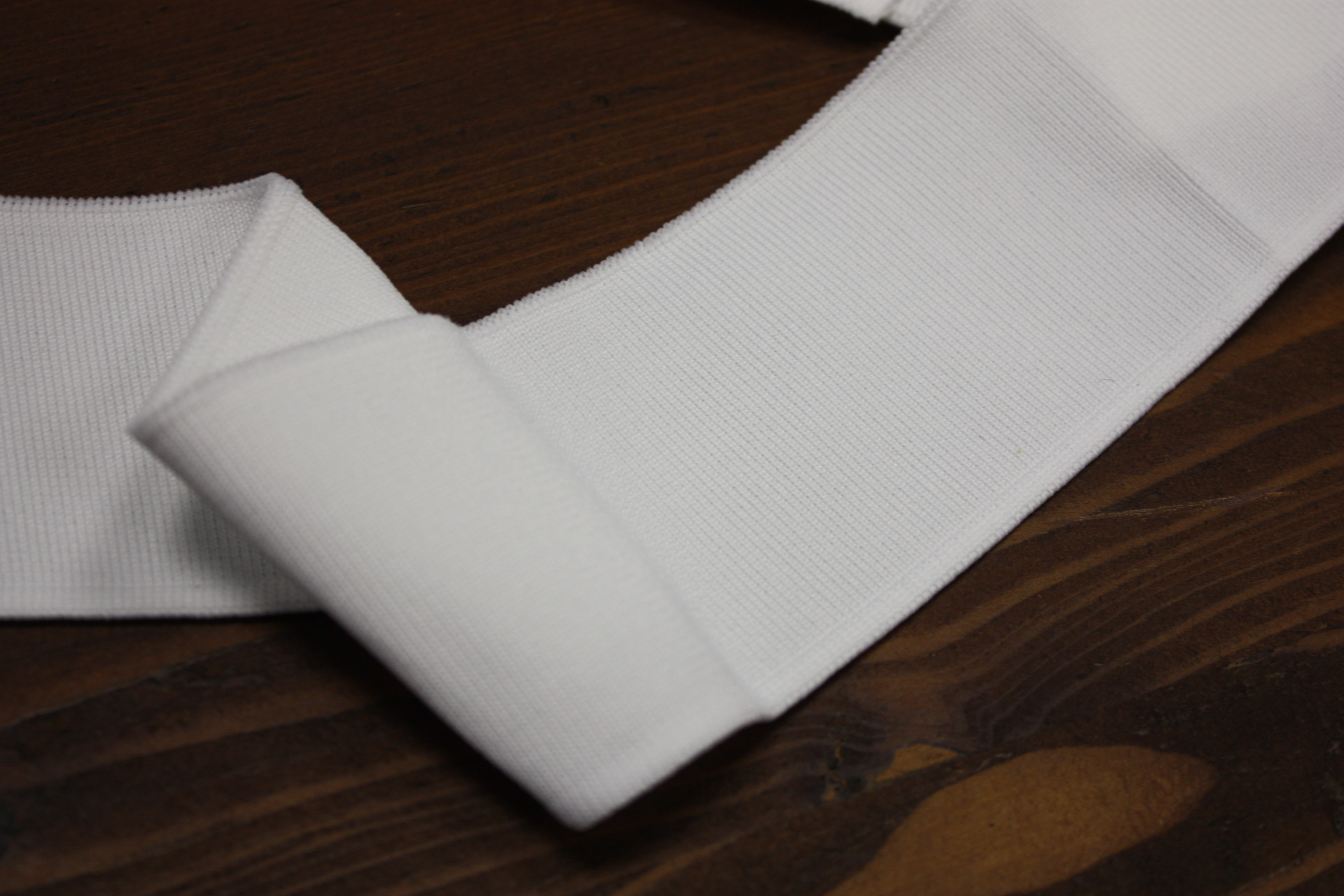 Bílý jednoduchý náplet, 6cm - Rita's galanterie