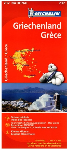 Mapa Řecko - ROCKWAY