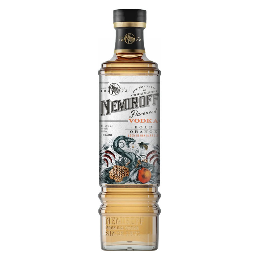 Nemiroff Vodka Bold Orange 40% 1l | Rumcajzl.cz