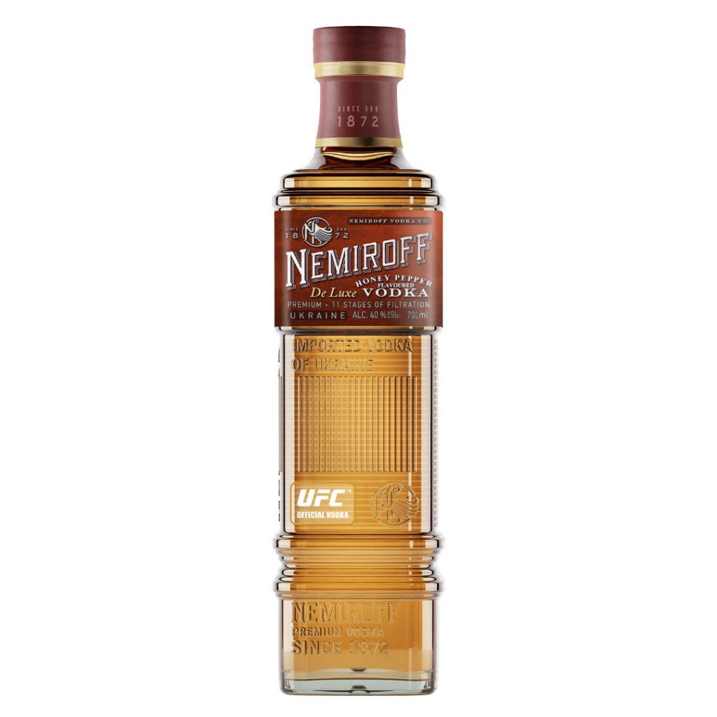 Nemiroff Vodka De Luxe Honey Pepper 40% 1l | Rumcajzl.cz