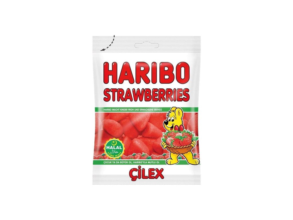 Haribo Strawberries 80g - Sabilco.cz