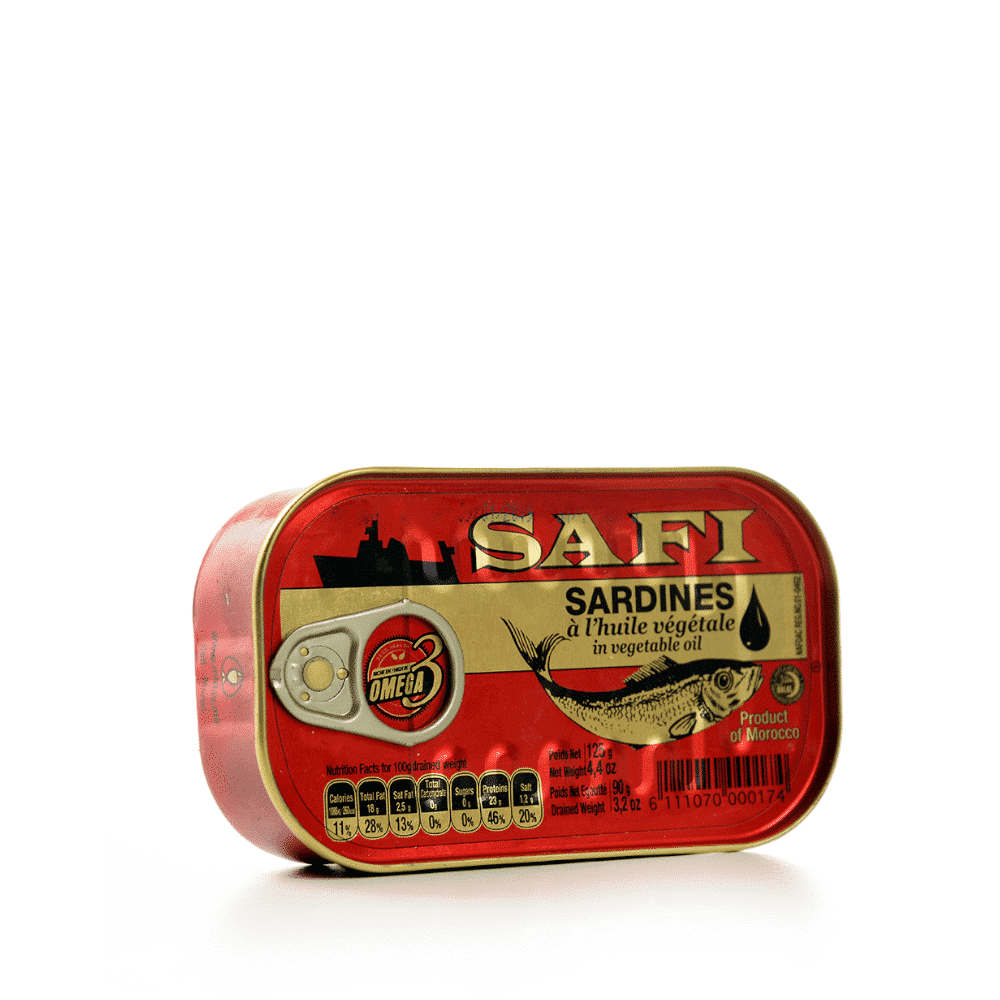 Safi Moroccan sardines in vegetable oil 125g - Sabilco.cz