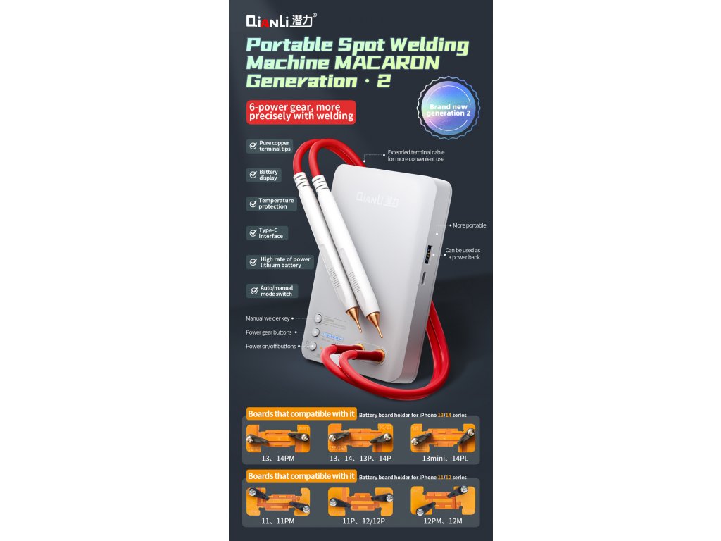 3GOA Type C Mini Spot pájkovacia stanica s perom na zváranie flexu ...