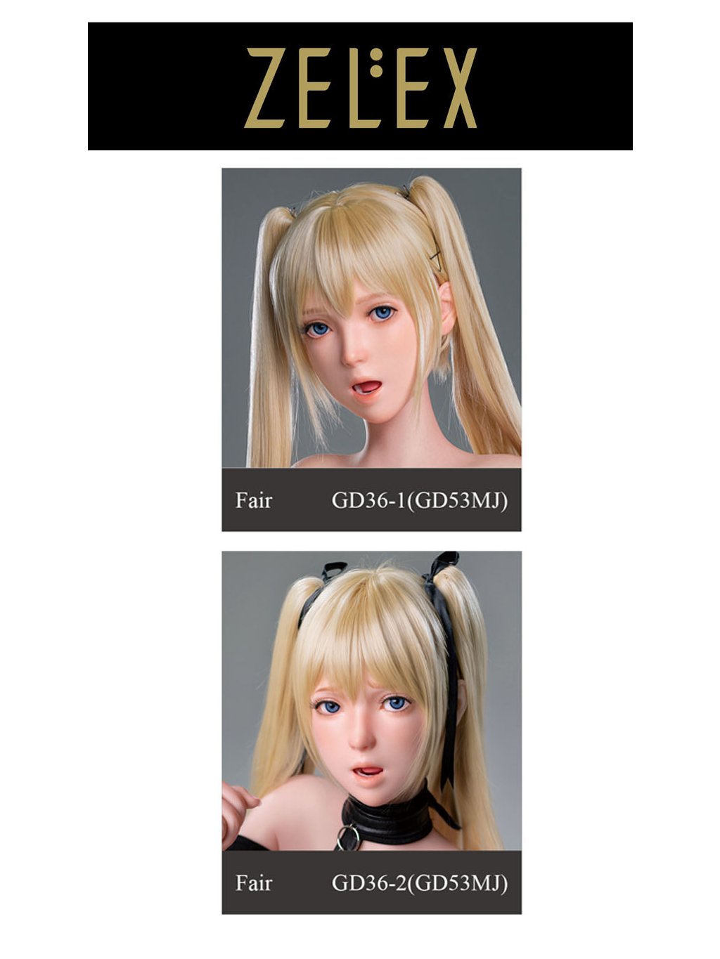 Zelex Doll Head Alone For Body 143cm 147cm Movable Jaw Sexdollscz