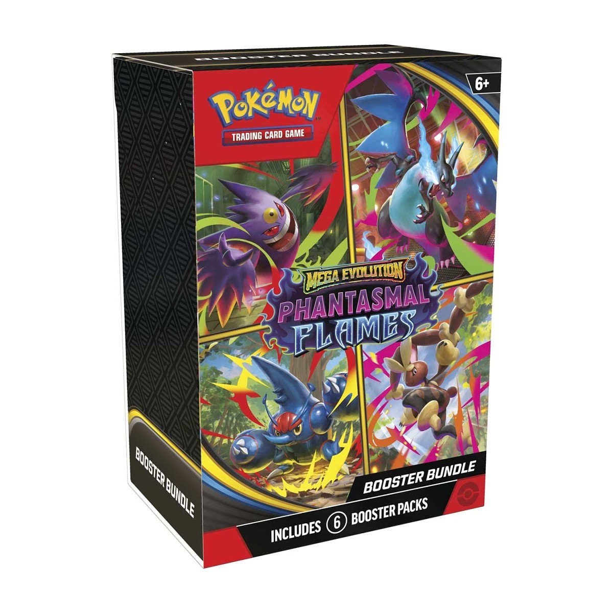 Pokémon TCG: Mega Evolution - Phantasmal Flames Booster Bundle ...