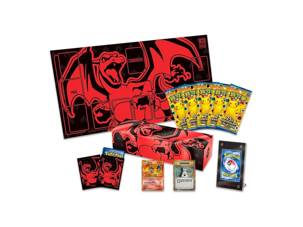 Pokémon TCG: 25th Anniversary Premium Collection Box (Charizard ...