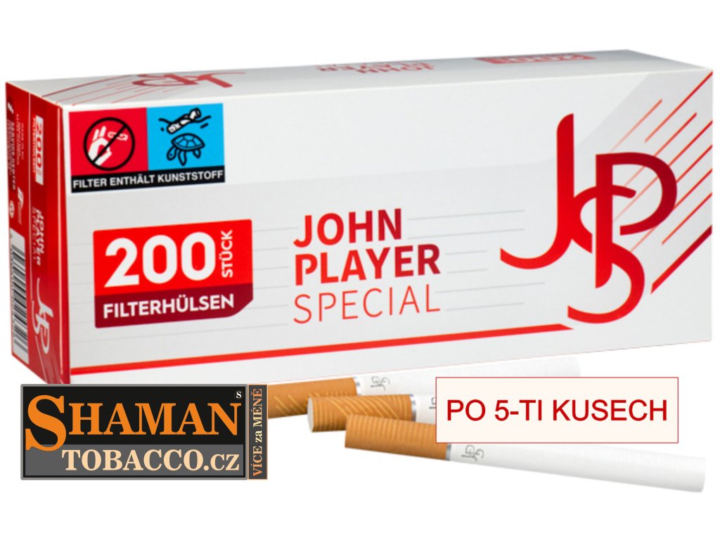5x Dutinky JPS 200 (QUALITY of GERMANY) - Ø8mm - SHAMANTOBACCO.cz