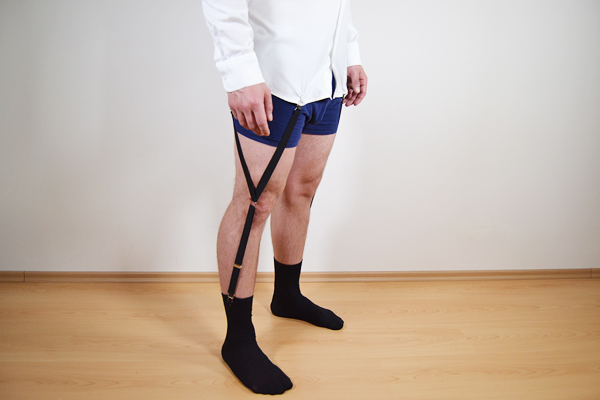 Pánské podvazky pro uchycení košile Shirt Stays