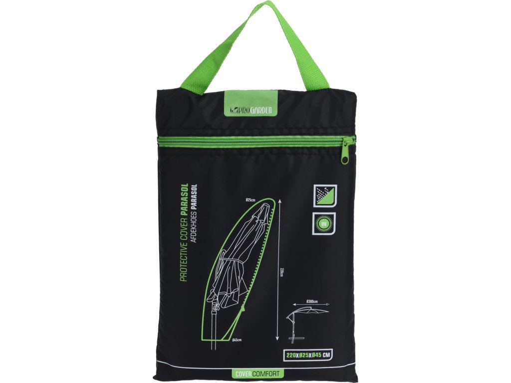 KOOPMAN, 3998 Obal ProGarden na slunečník 220 x průměr 25 x průměr 45cm, černý - e-shop Marex ...
