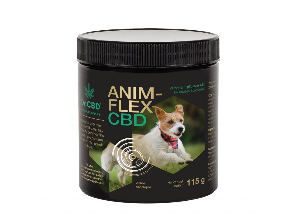 Kloubní výživa Anim-Flex CBD, 115g - BiovitaGroup