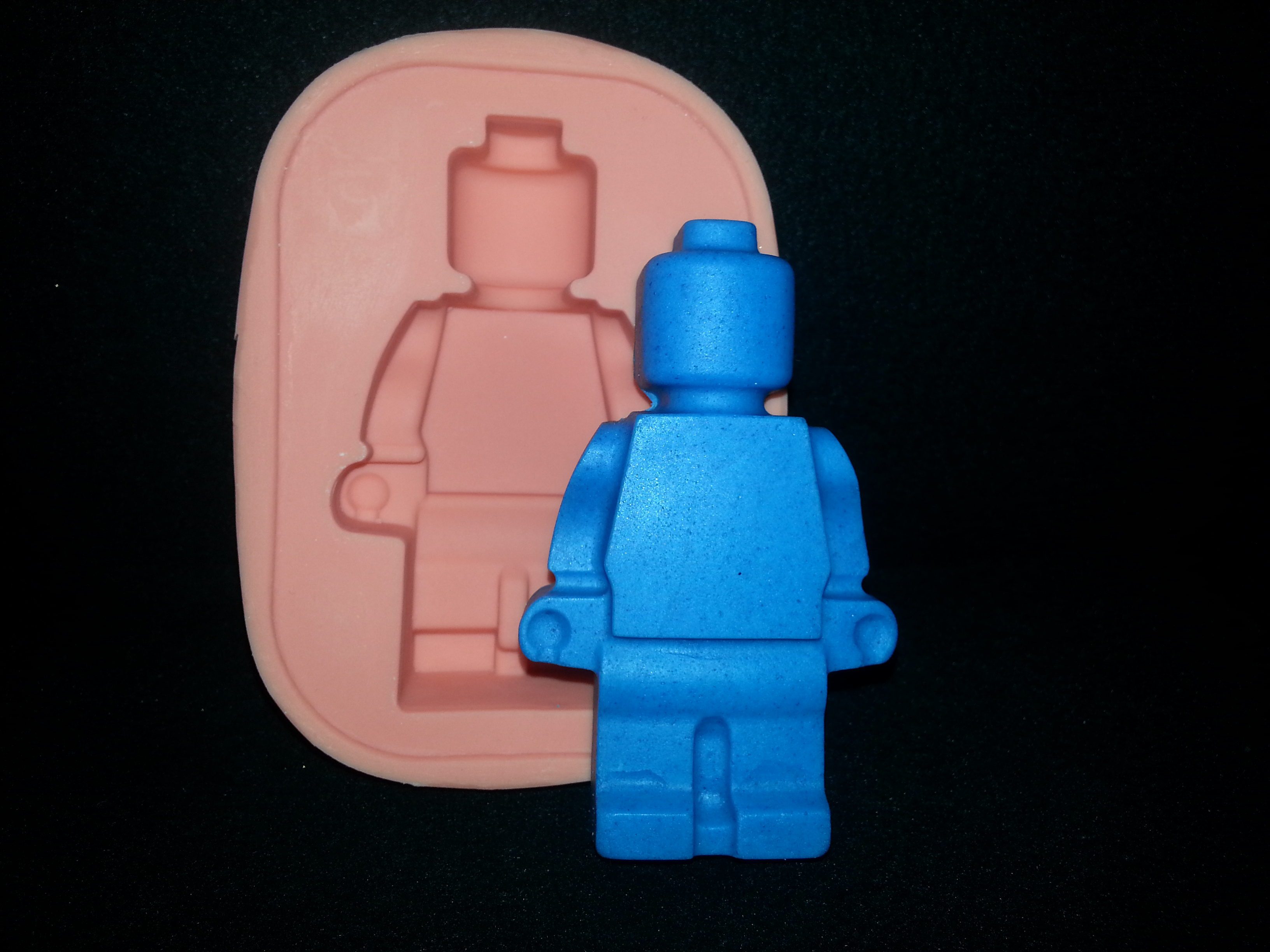 Silikonová formička lego panáček velký 2100 - Silikonove-formicky.cz