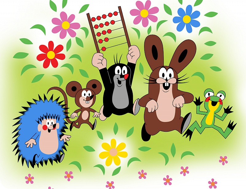 Prostírání Krtek a počítadlo - SKANTEX