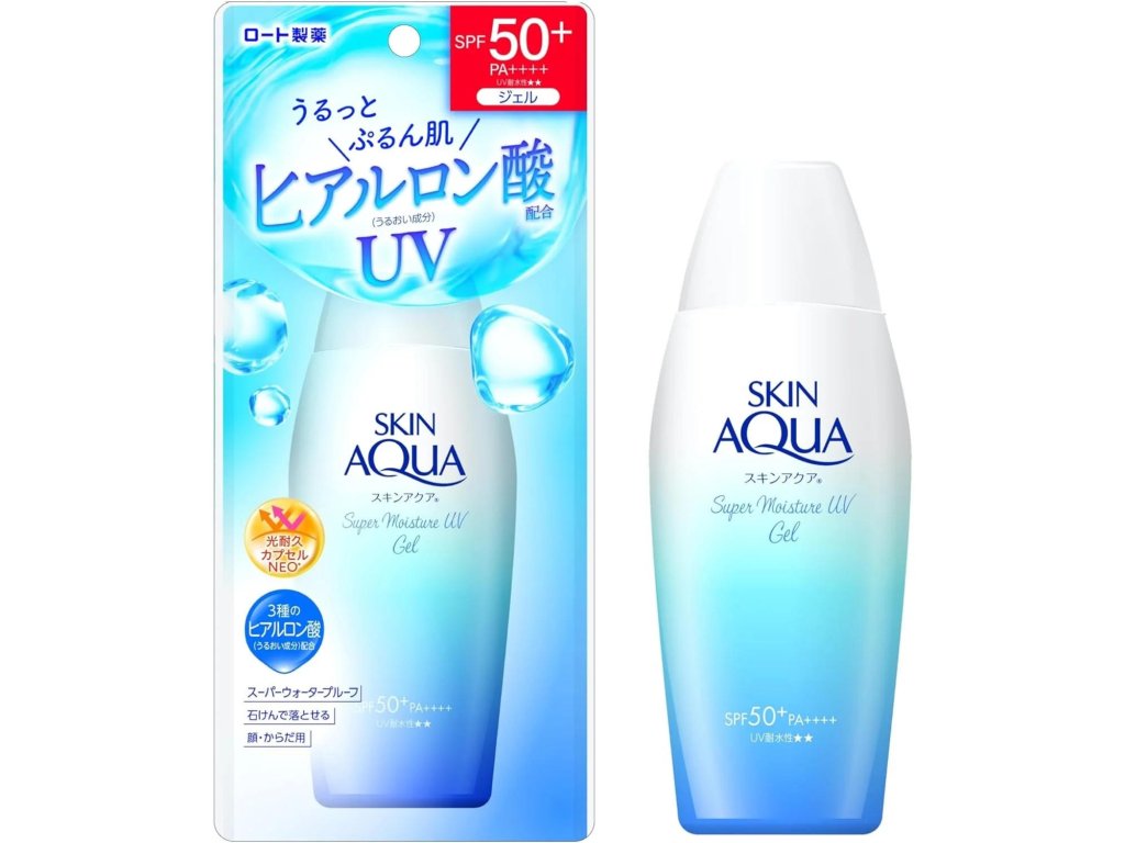 Rohto SKIN AQUA UV Super Moisture Gel SPF50+ PA++++, 110g Lehký ...