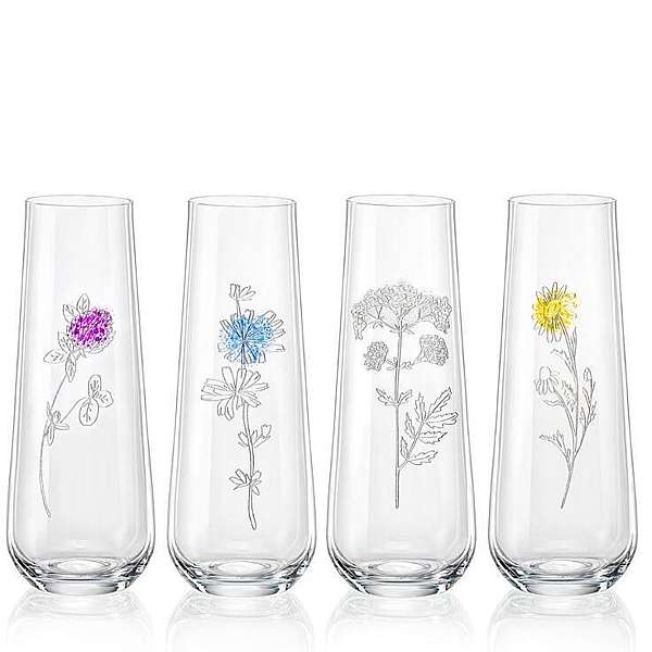 Crystalex Sklenice Louka 250 ml 4 ks | Sklenenyshop.cz