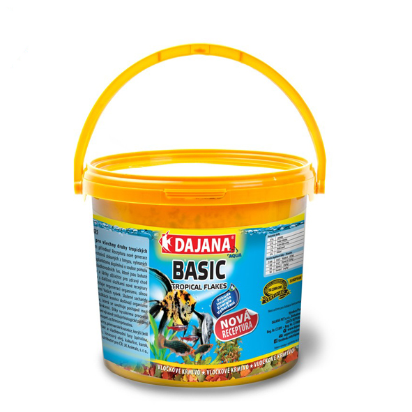 DAJANA Basic Tropical Flakes 5 l vločky - SkloREX Akvaristika