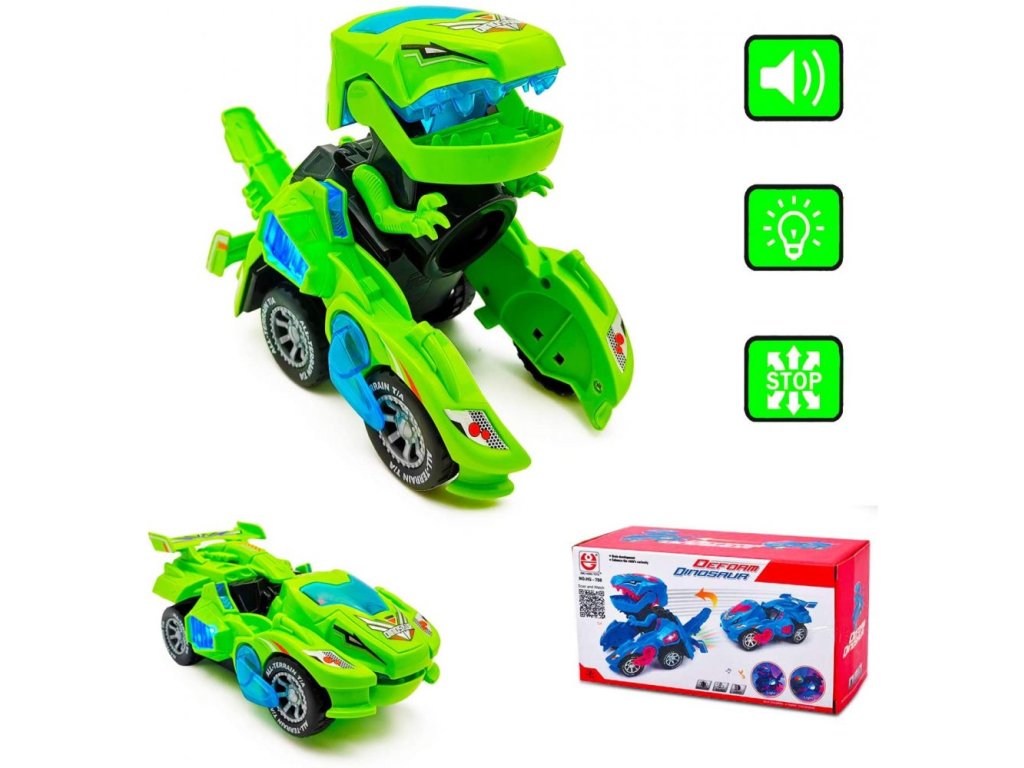 Transformující se dinosauří auto - Dino Car - Slevír.cz