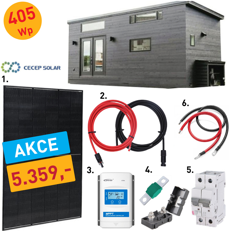 Produkt AKCE - 405Wp sestava - panel CECEP Solar - solarsun.cz
